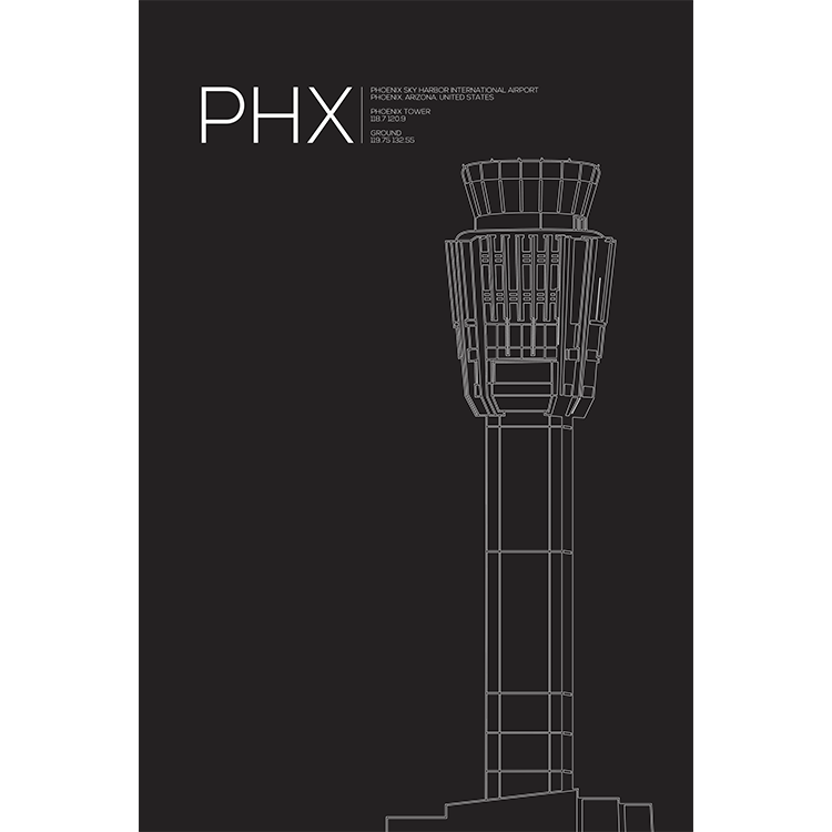 PHX | PHOENIX TOWER Print – Modern Art by 08 Left