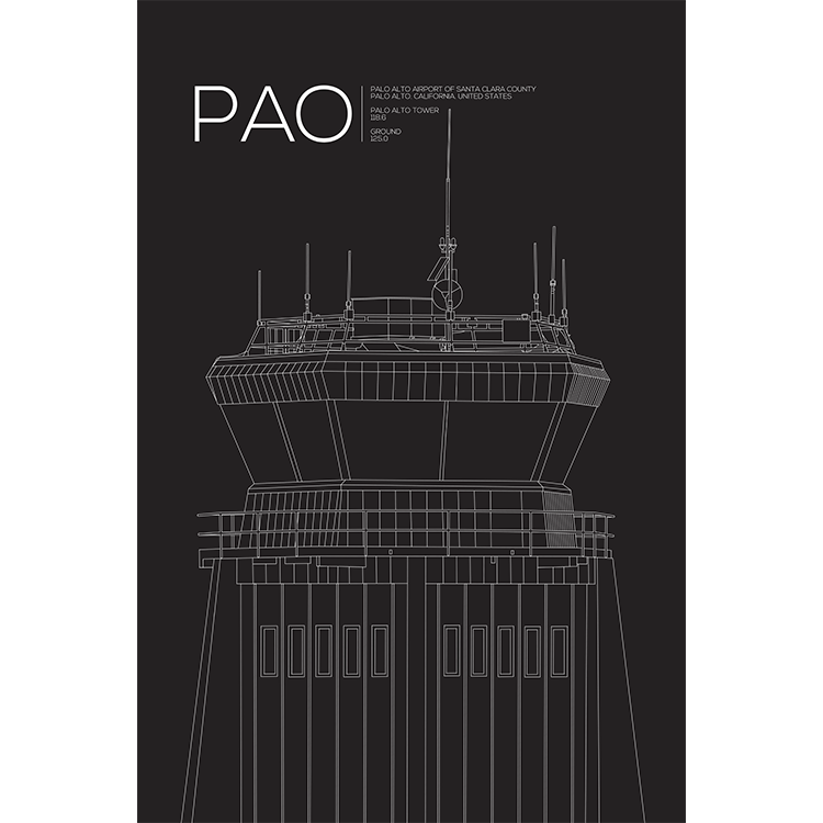 PAO | PALO ALTO TOWER Print – Modern Art by 08 Left