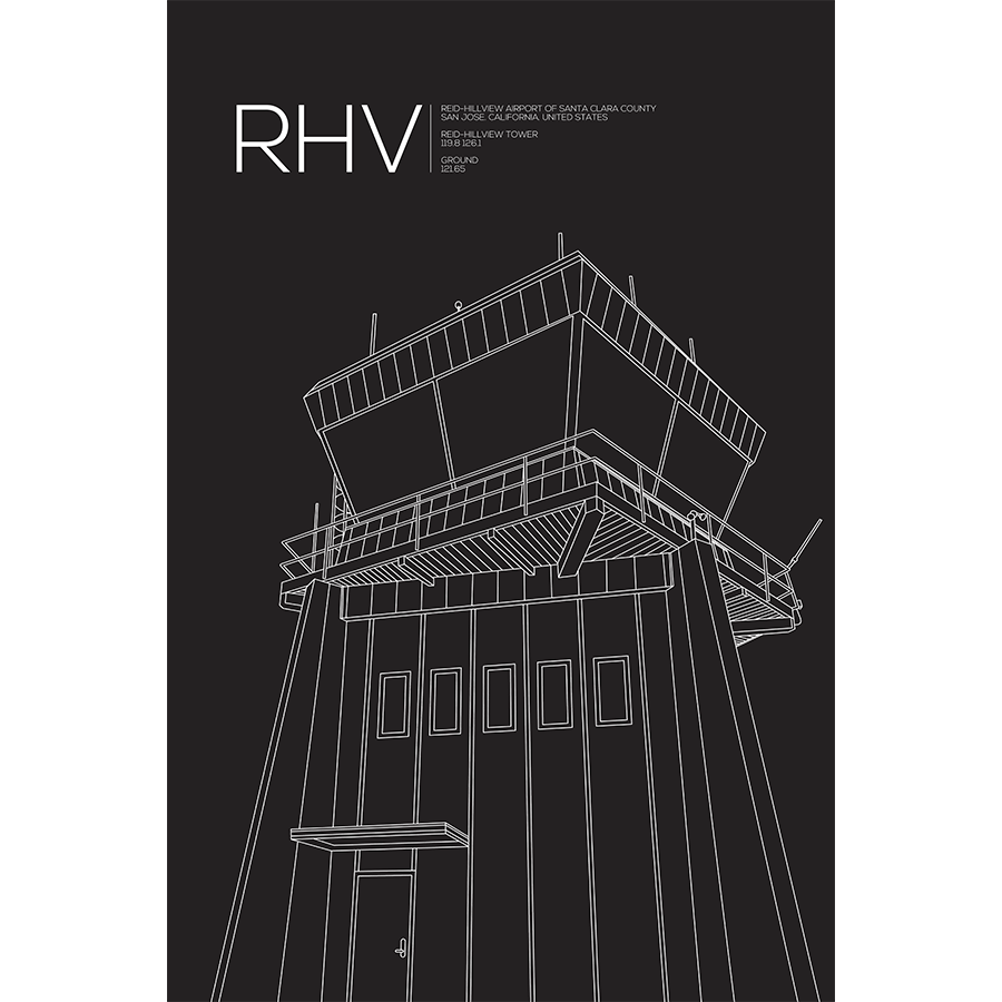 RHV | REID-HILLVIEW TOWER Print – Modern Art by 08 Left